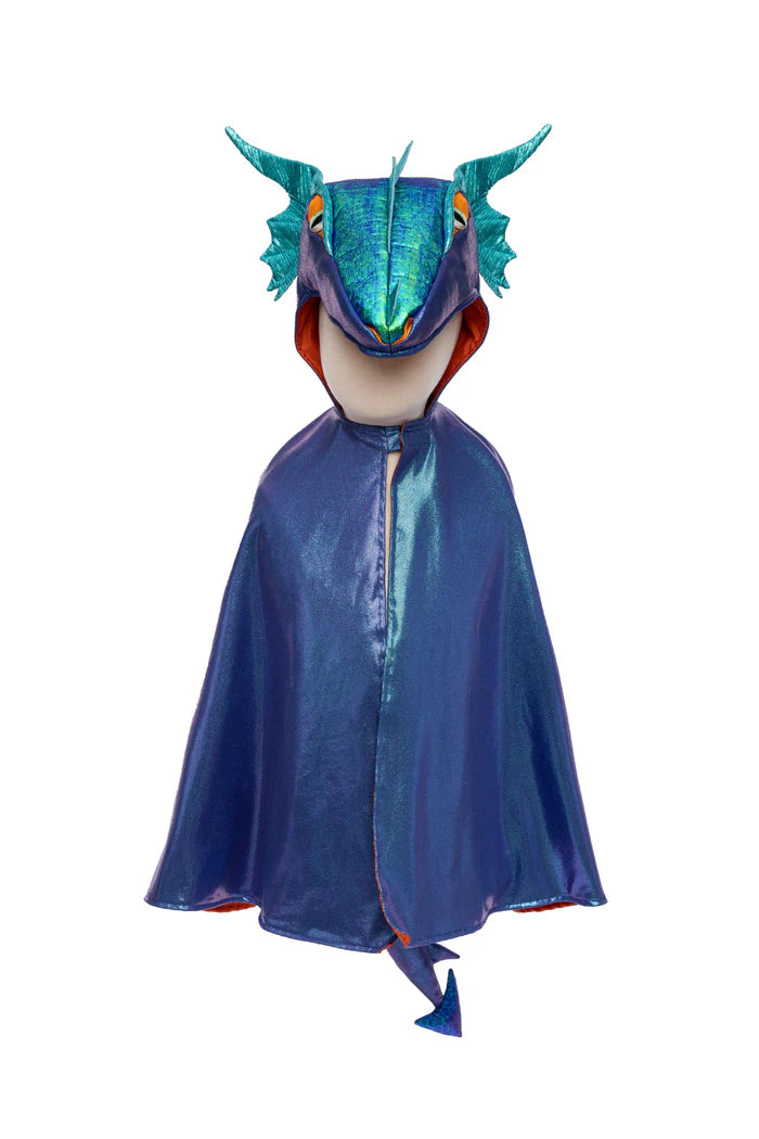Azure The Metallic Dragon Cape by Creative Education – P. Cottontail & Co.