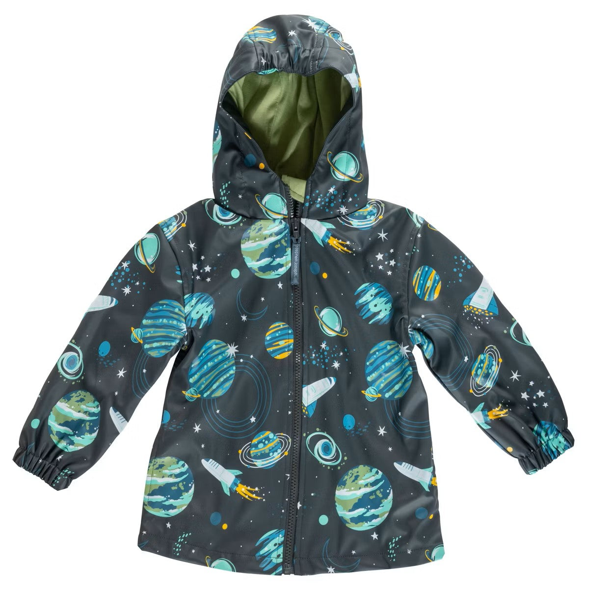 Gray Space Rain Jacket by Stephen Joseph – P. Cottontail & Co.