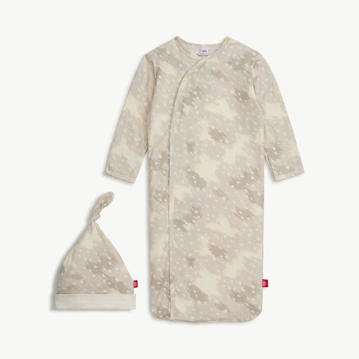 Doeskin Tan Modal Gown + Hat Set by Magnetic Me – P. Cottontail & Co.