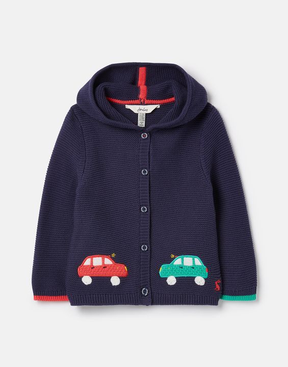 Cars Artwork Hooded Cardigan by Joules – P. Cottontail & Co.