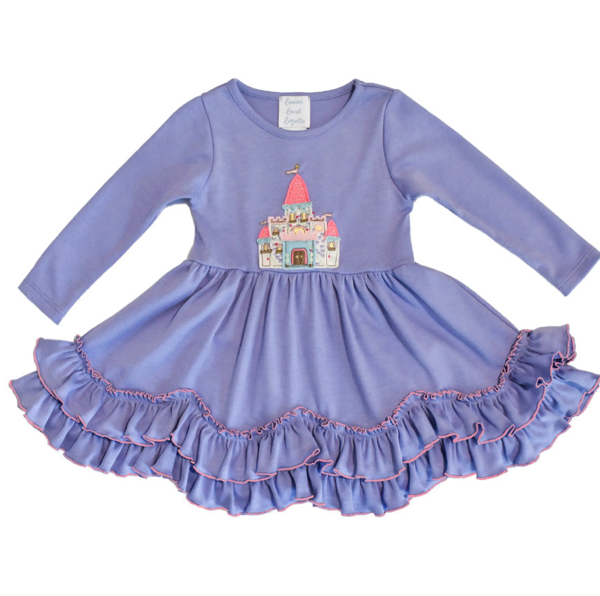 Lil Princess Castle Dress by Lemon Loves Lime – P. Cottontail & Co.